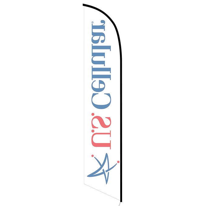 US Cellular Feather Flag | Cellphone Dealership Advertising